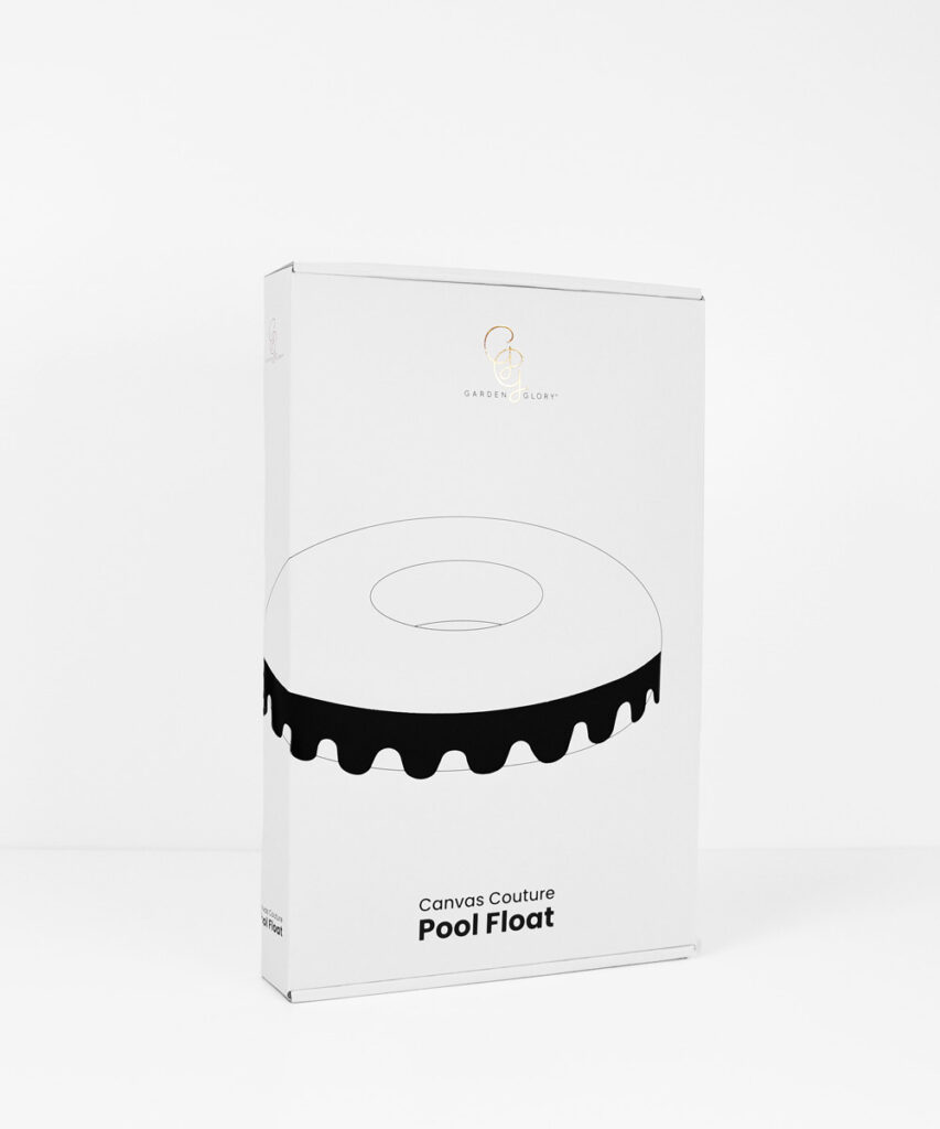 Canvas Couture Pool Float Black - Garden Glory Australia
