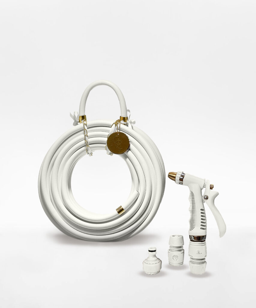 Colored Garden Hoses - Add design to your HOUSE FACADE