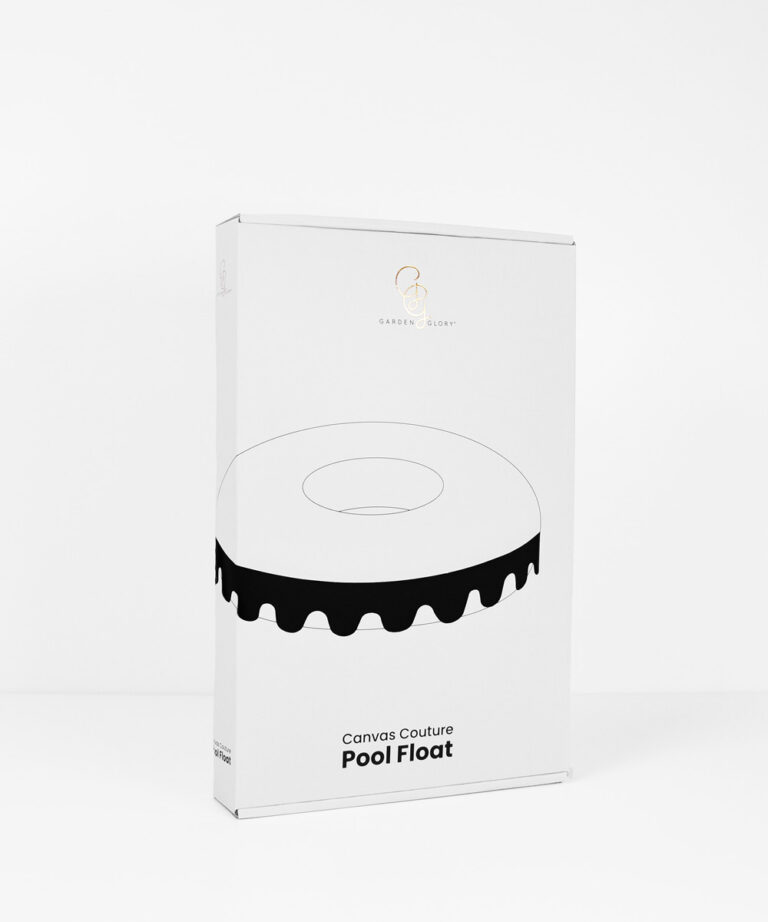 Canvas Couture Pool Float Black - Garden Glory USA