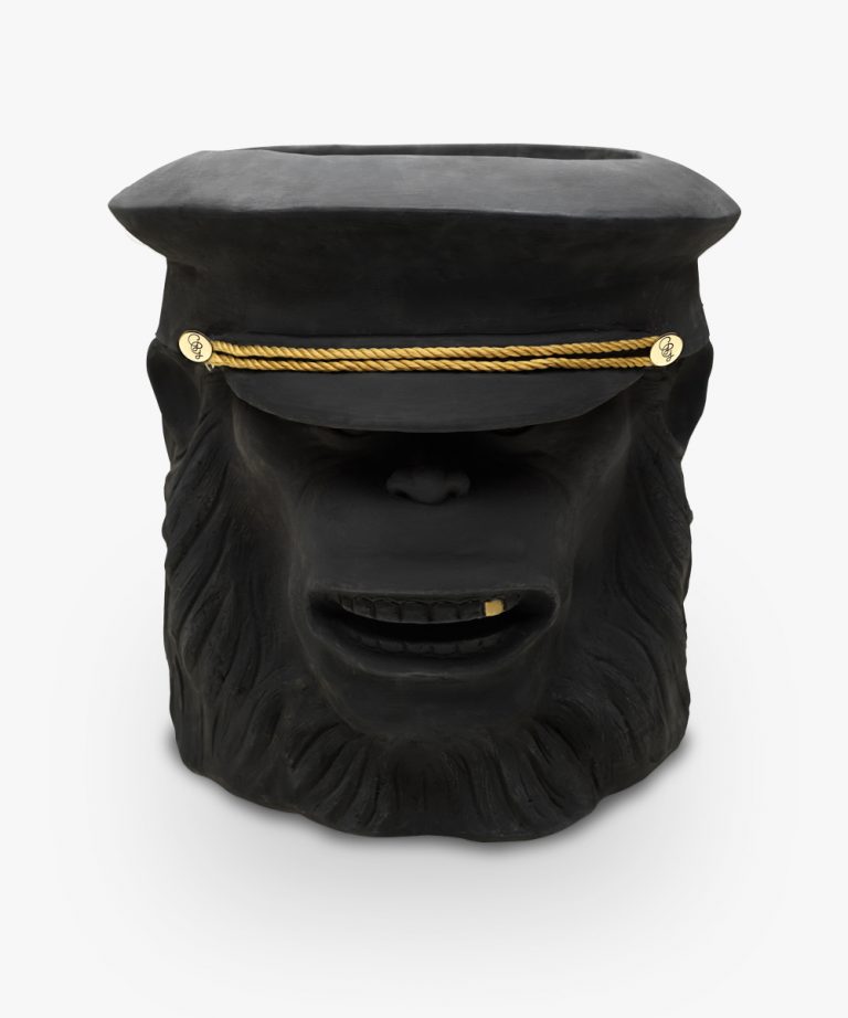 Monkey Face Pot Black Big - Garden Glory - Free shipping