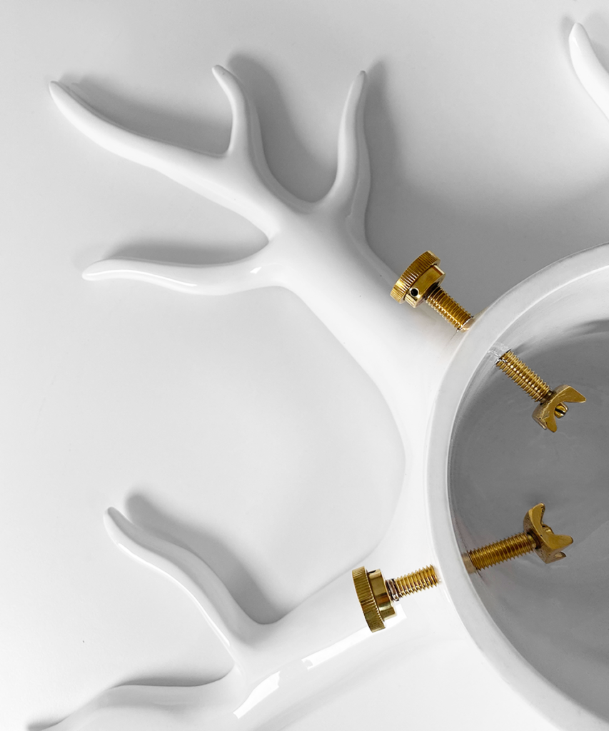 X-large Christmas Tree Stand "The Root" - White - Garden Glory