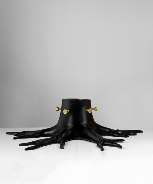 X-large Christmas Tree Stand "The Root" - Black - Garden Glory