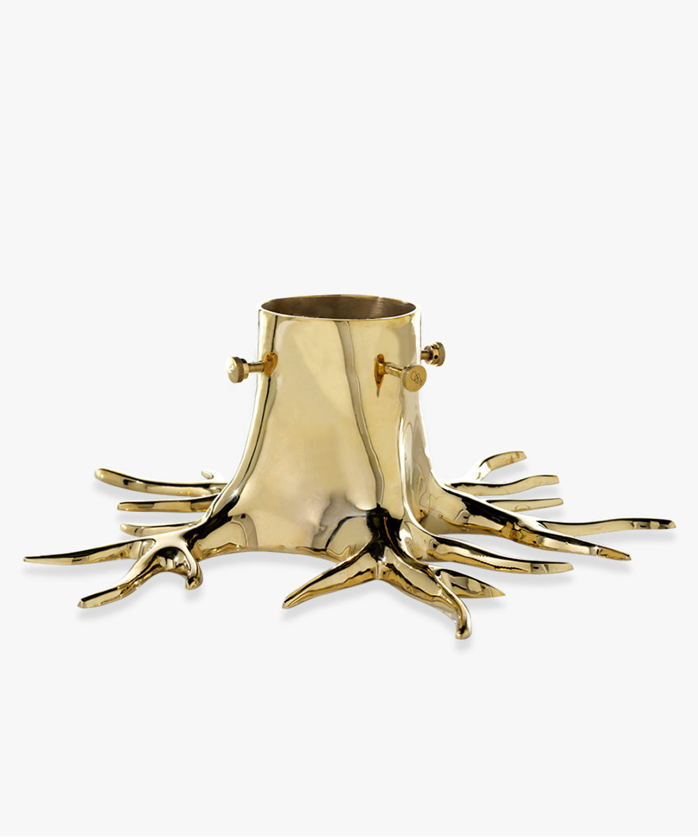 Christmas Tree Stand "The Root" - Gold