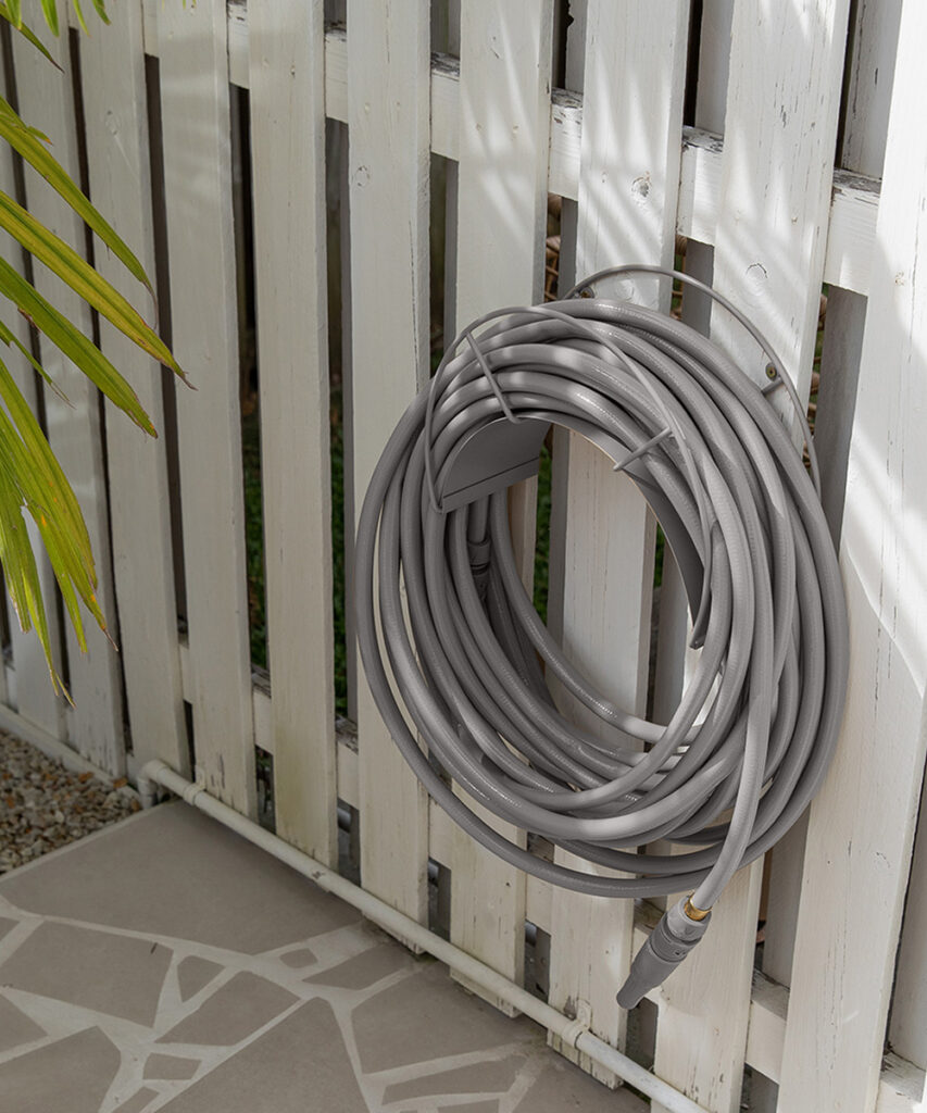 Extraordinary wall mounted hose holder for the perfect home